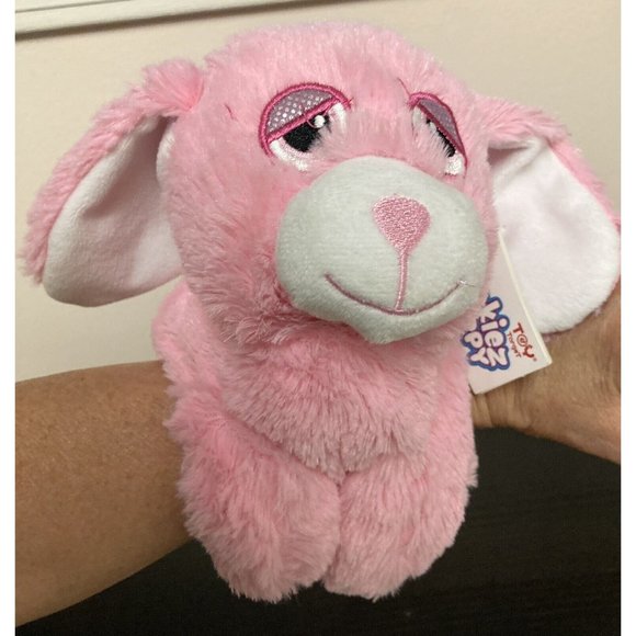 Target | Toys | Zookiez Slappy Pink Plush Bunny Rabbit Slap Bracelet ...